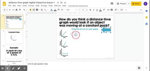 Distance vs. Time Graphs by Kayla Renee' - Bright in the Middle | TPT