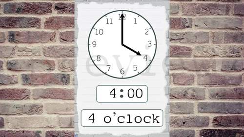 #NYSTART TELLING TIME Read Analogue Digital Clock Hours Printable Posters