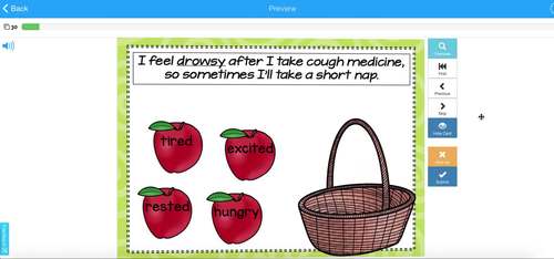 Context Clues: Digital Boom Cards by Red Specs | TPT