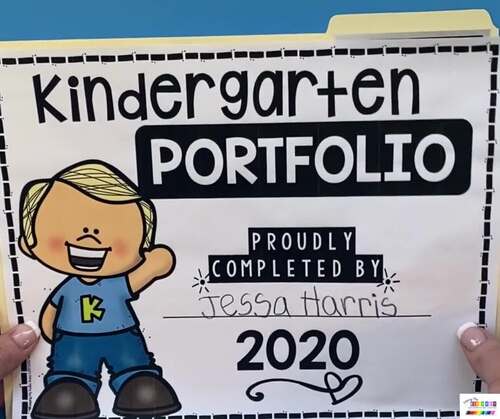 Kindergarten Portfolio and End of the Year Assessment - Data Folder ...