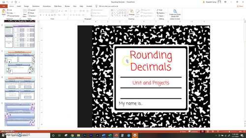 Rounding Decimals Interactive Activity Digital Distance Learning