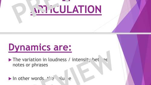 The 7 Elements of Music - Introduction to Dynamics and Articulation