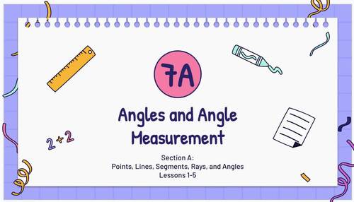 Unit 7, Grade 4, Daily Review Practice Problems- Geometry/ Angles
