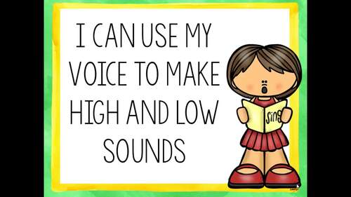 High and Low Lesson Pack for Elementary Music by Miss Jayna's Music