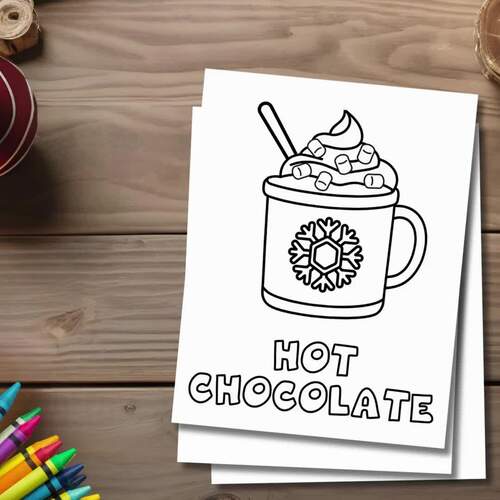 Easy Christmas Coloring Pages | 12 Simple Holiday Worksheets | Morning Work