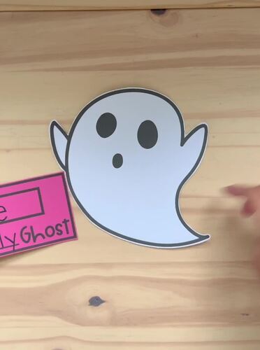 "Gustavo" the SHY Ghost Halloween Book Craft by Shine Bright Pre-K ...