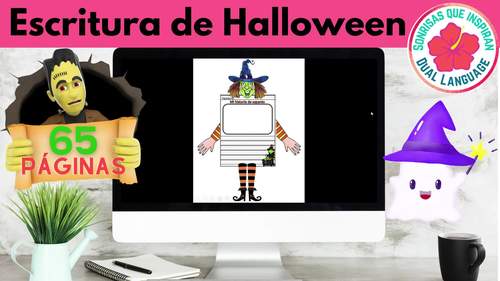 Escritura Halloween Writing and crafts for papers Manualidad | TPT
