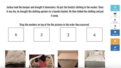 Sequencing with Real Pictures Boom Cards by love2speak | TPT