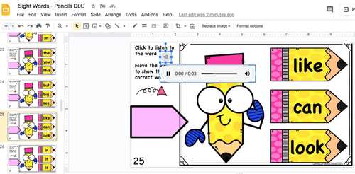 Google Classroom Reading Sight Words by Della Larsen's Class | TpT