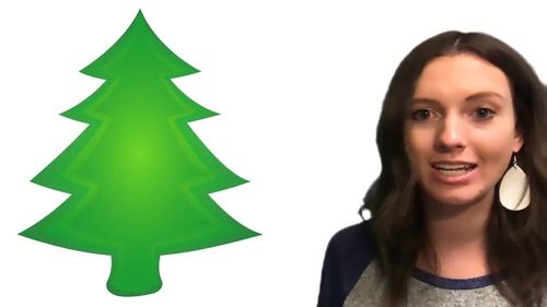GREEN SCREEN: Decorate a Christmas Tree| Speech Therapy| Distance Learning