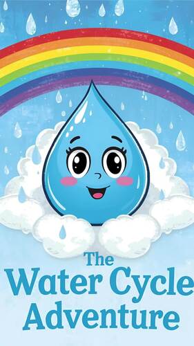 Raindrop’s Journey: A Water Cycle Story for Kids by Pinksy Pub | TPT