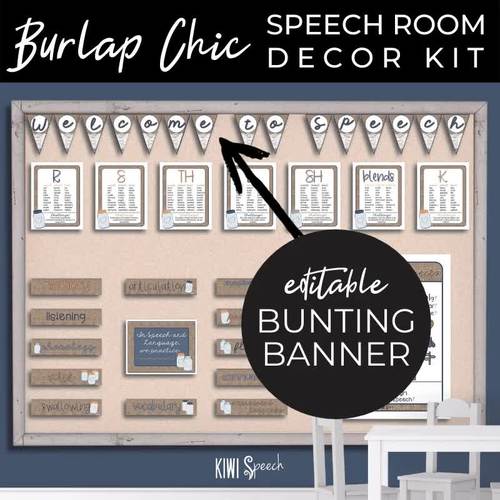 Speech Therapy Room Decor - Functional Speech Decor w/ Visual Aids ...
