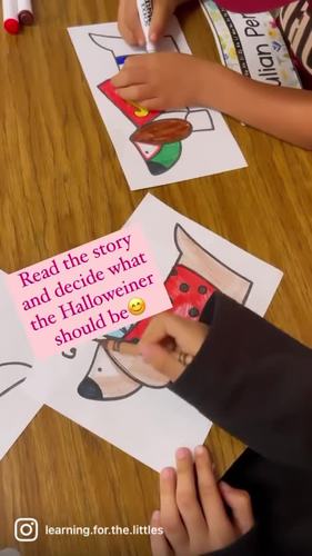 The Hallo-Wiener Fall/Halloween Seesaw and Printable Activities | TPT