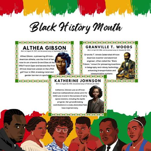 Black History Month Biography Posters | Bulletin Board |February ...
