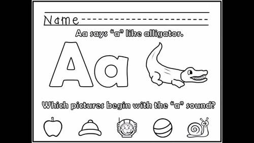 September NO PREP Kindergarten Language Arts Pack - Common Core Aligned!
