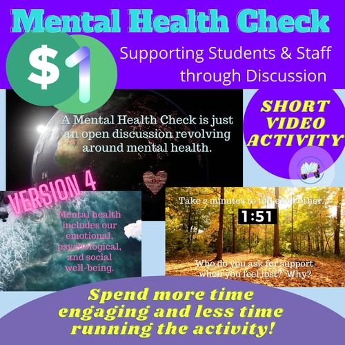 #4 - Mental Health Check - Team Video Activity - Students or Staff