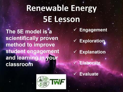 Renewable Energy - 5E Lesson Bundle by Teach With Fergy | TPT