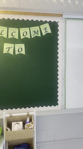 Welcome Banner - Green Foliage by Madi Sutton | TPT