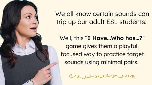 J Y Minimal Pairs GAME for Adult ESL Pronunciation by Rike Neville