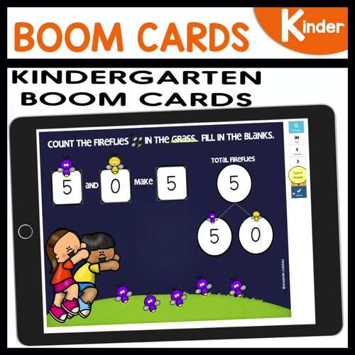 Number Bonds to 5 BOOM Cards | Digital Task Cards | TpT