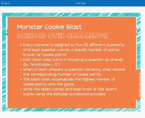 Nervous System Quiz Game or Review - with Editable Score Board - Boom Cards