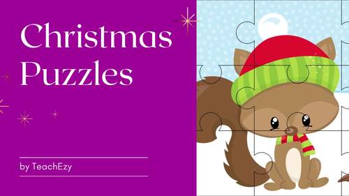 Christmas Puzzles PowerPoint or Google Slides by TeachEzy | TPT