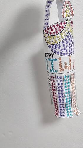 Diwali Craft Q Tip Painting Art Windsock Craft Holidays Around The ...