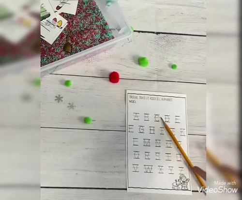 FRENCH Letter Printing, Identifying and Association Practice ...