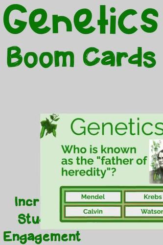Boom Cards Genetics Digital Task Cards by The Digital Depot | TPT