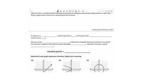 Functions & Transformations Guided Notes, Worksheets, & Videos Bundle ...