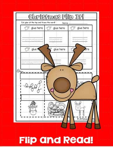 ESL Christmas Writing Center A to Z Preschool Kindergarten First Second ...