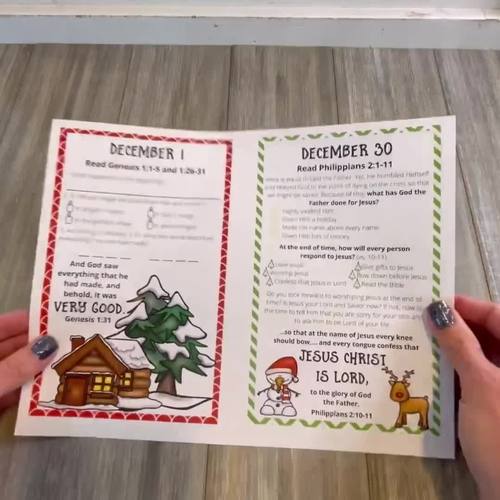 December Journal Pages with Bible Verses - Christmas Journal Pages for ...