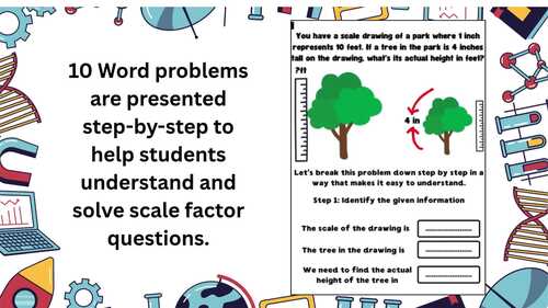 scale factor worksheet , with answers - scale factor to find missing ...