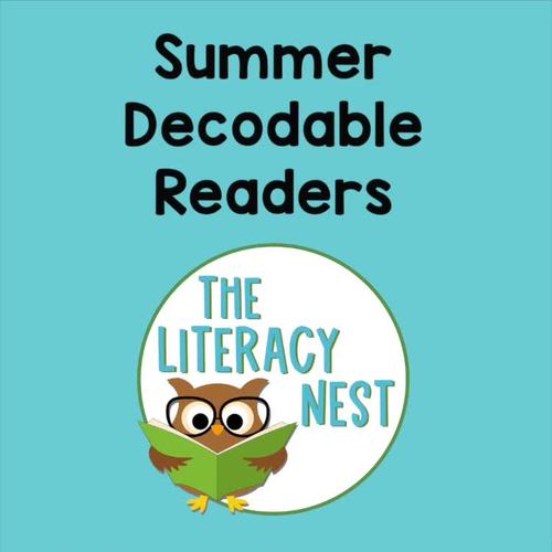 Summer Decodable Readers and Games Includes Digital | TpT