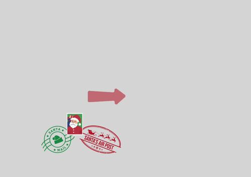 **Six Ready-To-Cut Santa Claus Envelope Templates. Festive Fun For ...