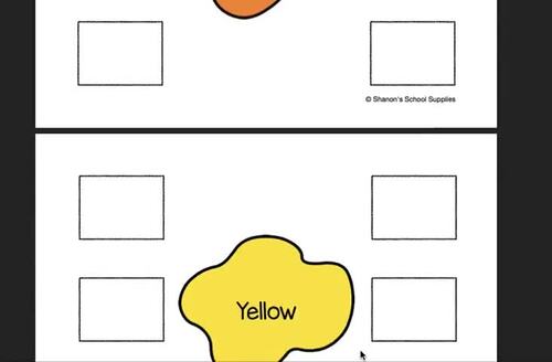 Color Match Sorting Mats by Shanon's School Supplies | TPT