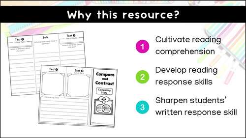 Nonfiction Graphic Organizer Trifold Brochures, Comprehension, Reading ...