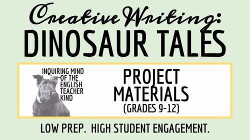 High School Creative Writing Project for Drafting Dinosaur Tales ...