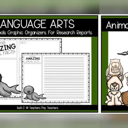 Animal Research Templates for Arctic Animals by Kelli C | TpT