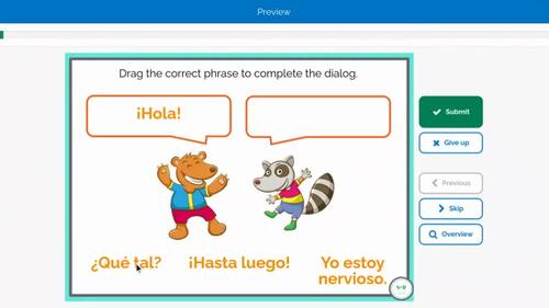 Boom Cards - Los Saludos y Las Despedidas 2 by NATAM | TPT