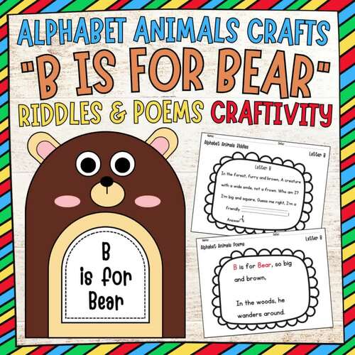 Letter B Alphabet Activity | Letter B Alphabet Craft with Alphabet ...