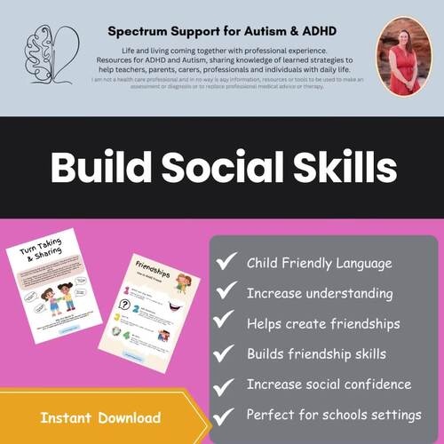 Friendship Tools Social Role Play Make friends Conflict Resolution ...