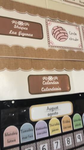 Cielito Lindo Classroom Calendar by La Maestra Market | TPT