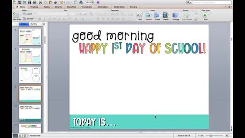 DIGITAL Morning Slides - Good Morning Digital Slides | TPT