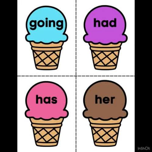 High Frequency Sight Words for 1st Grade by Serendipity Math Shop