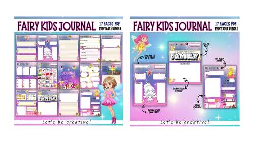 Kids Printable Journal with Prompts | Summer Writing & Drawing Activity ...