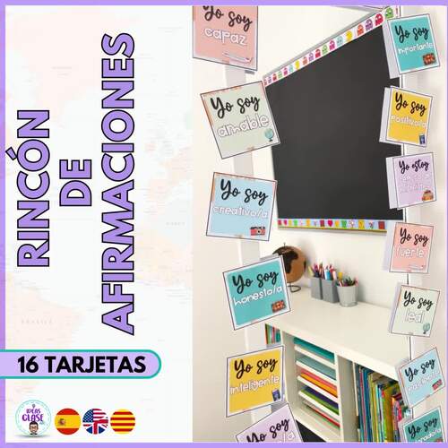 Positive Affirmation Station Travel decor theme- Social Emotional Learning