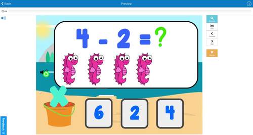 Restas hasta 10 Boom Cards™ | Digital Task Cards by Cloud Ten | TPT