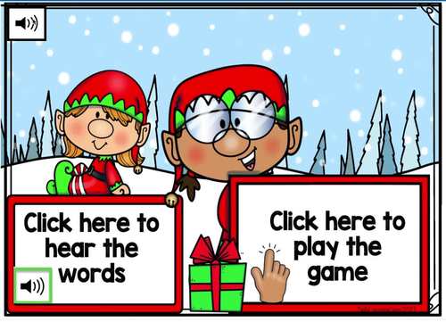 Christmas Blending and Segmenting Boom Cards by Della Larsen's Class