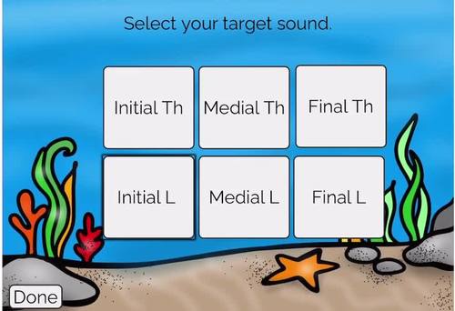 Articulation BOOM CARDS L & Th | Mermaid Search & Say by Speechie Pals